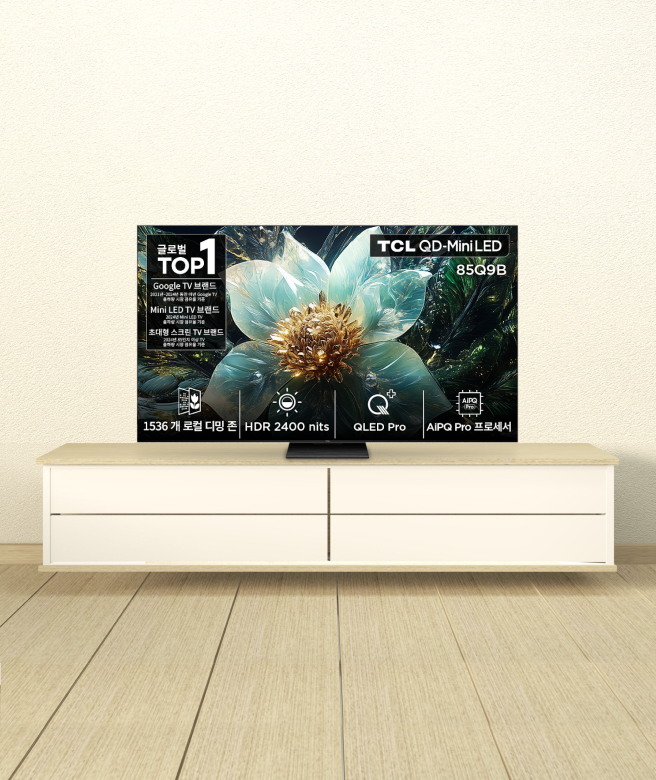 TCL Q9B QD-mini LED 85인치 85Q9B 외 | 지름알림