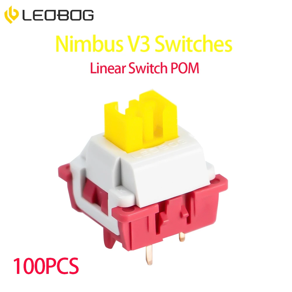 LEOBOG Nimbus V3 선형 스위치 100PCS | 지름알림